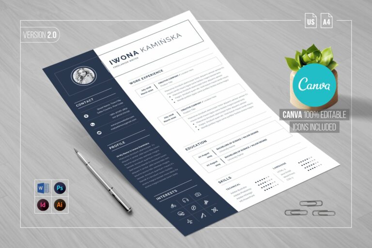 Word Resume & Cover Letter – MasterBundles