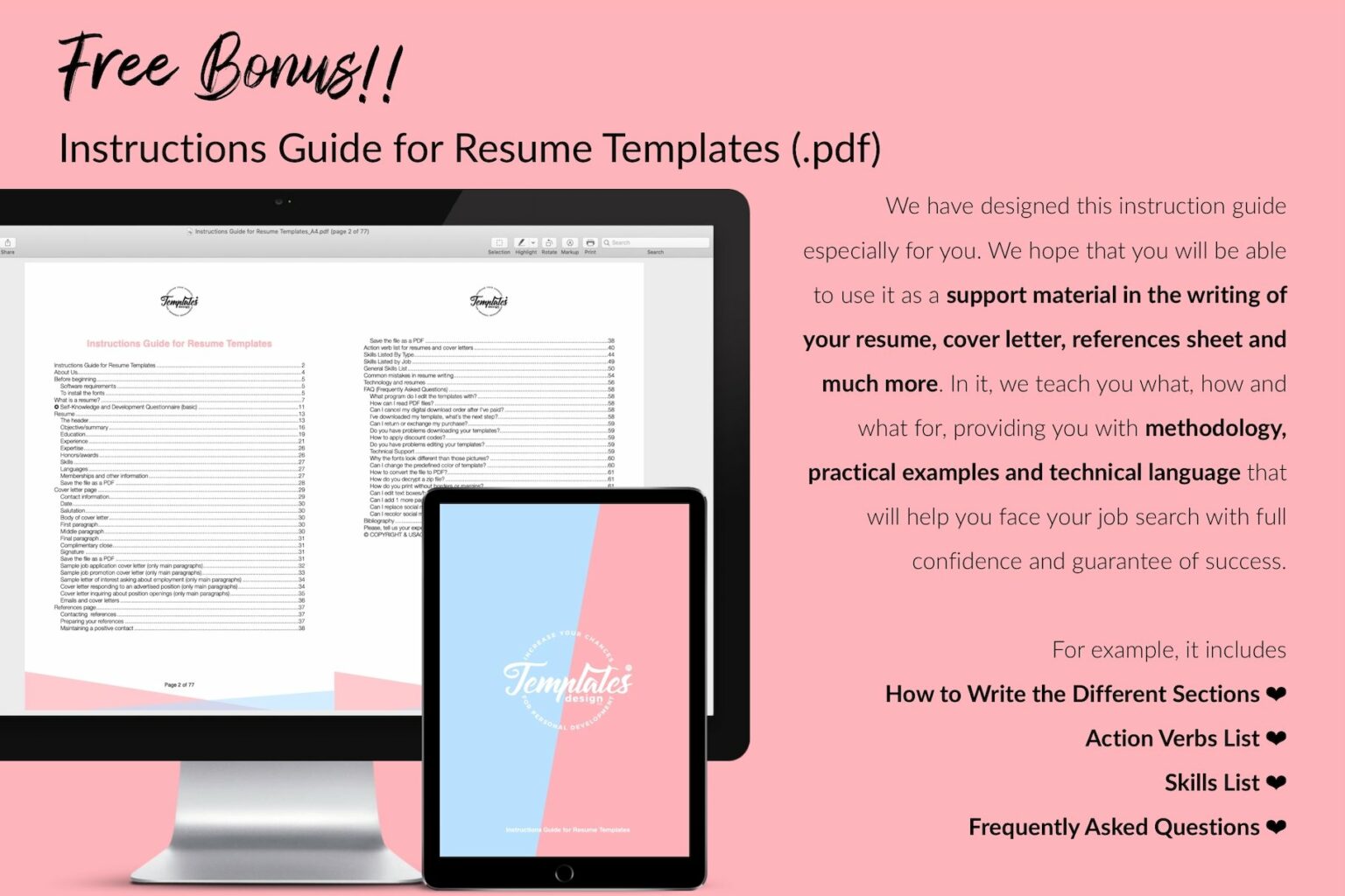 Simple CV Template / Resume - Bella – MasterBundles