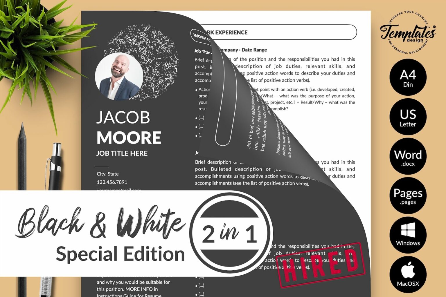Creative CV Bundle / Resume - Jacob – MasterBundles