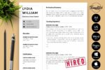 High School Teacher Resume Template / CV - Lydia – MasterBundles
