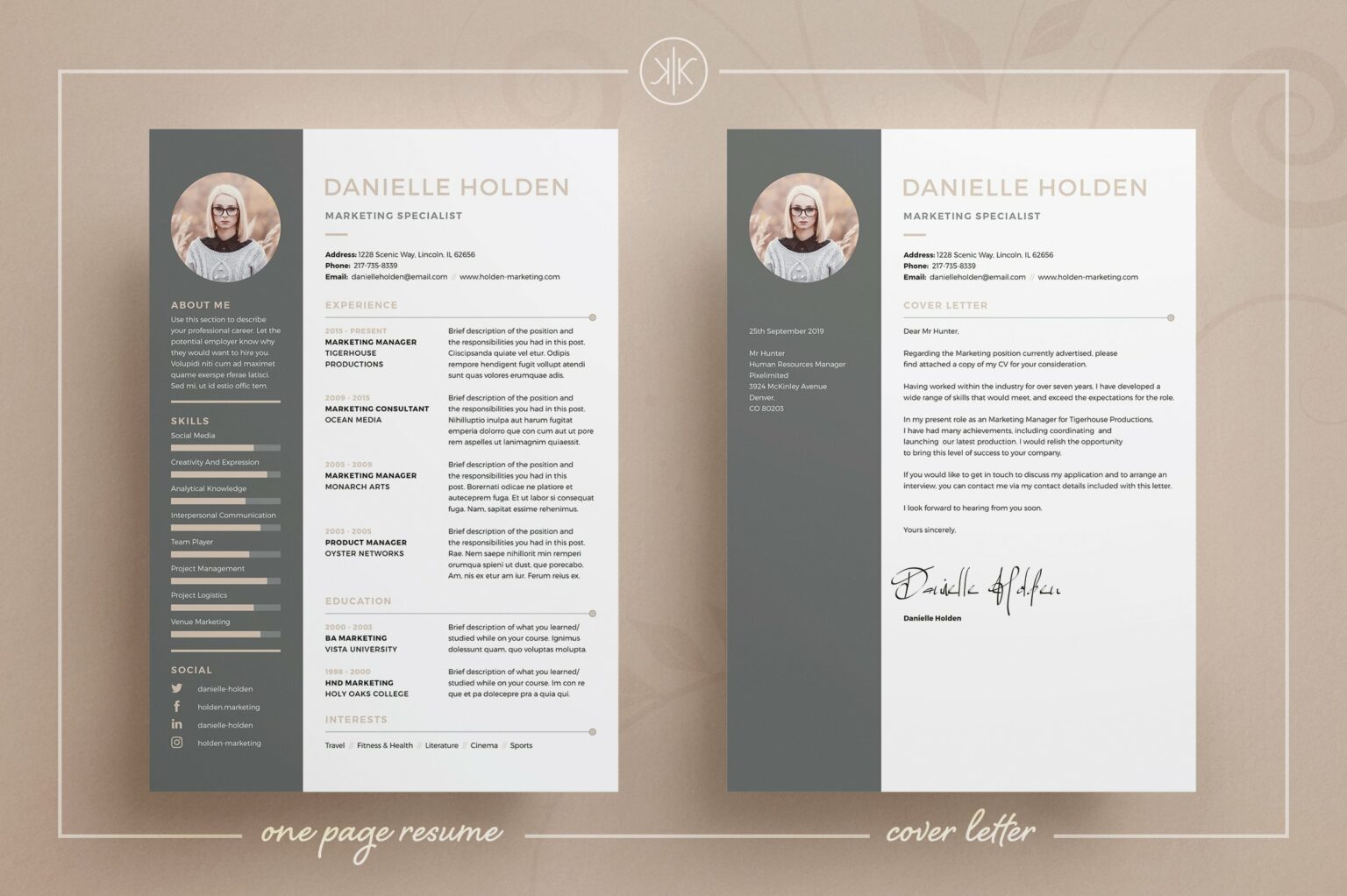 Resume/CV | Danielle – MasterBundles