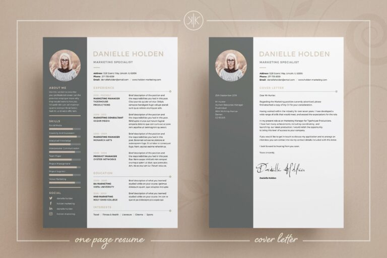 Resume/CV | Danielle – MasterBundles