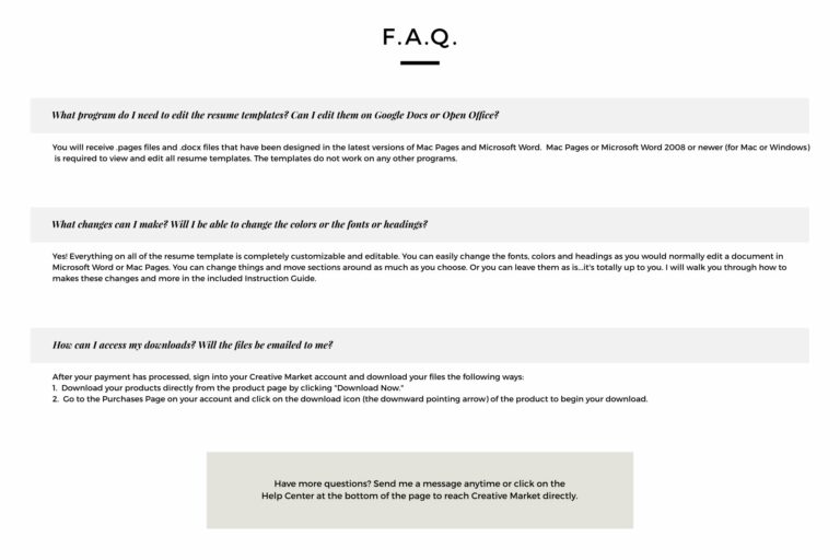 Preschool Teacher Resume/CV Template - Sarah – MasterBundles