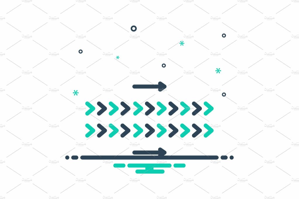 Row line mix icon – MasterBundles