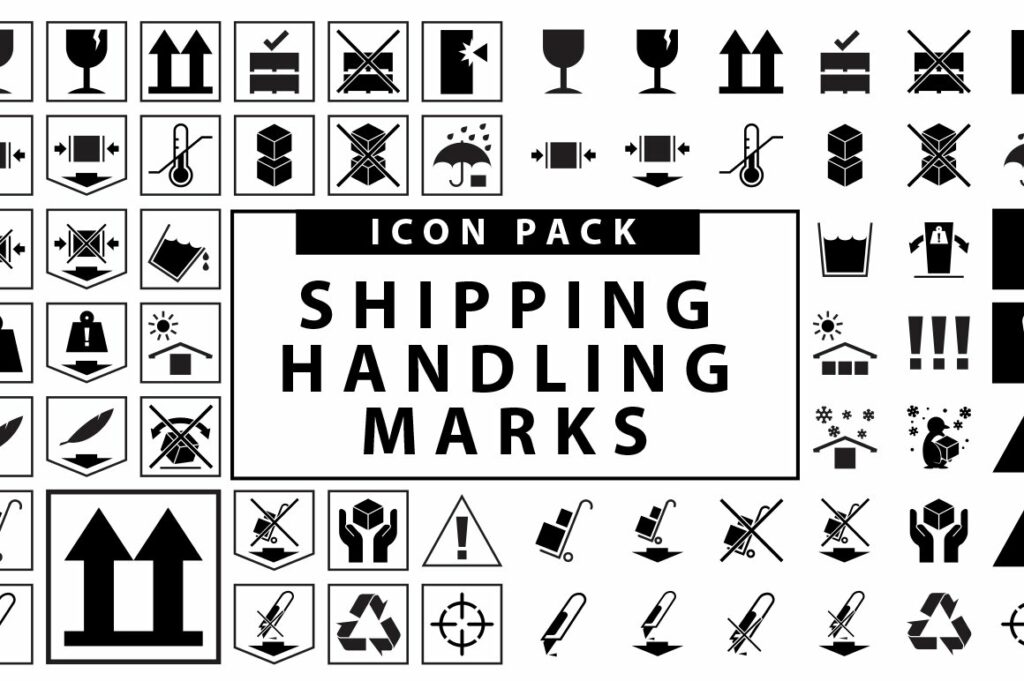 Travel Wise Shipping Labels Icon Set – MasterBundles