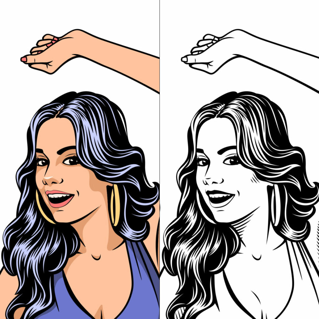 Pop Singer Girl Character Design - MasterBundles