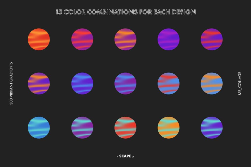 VIBRANT ABSTRACT GRADIENT TEXTURES – MasterBundles