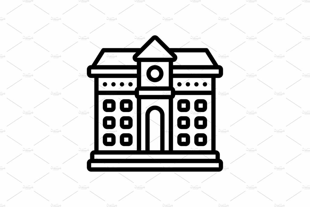 School seminary icon – MasterBundles