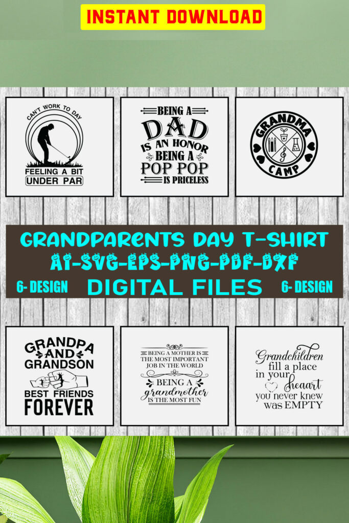 Grandparents Day T-shirt Design Bundle Vol-1 - MasterBundles