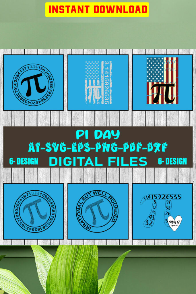 Pi Day Bundle SVG Files Vol-03 - MasterBundles