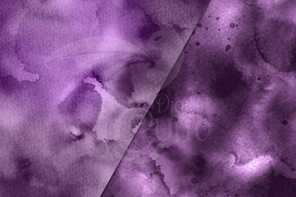 Seamless Purple Watercolor Textures – MasterBundles