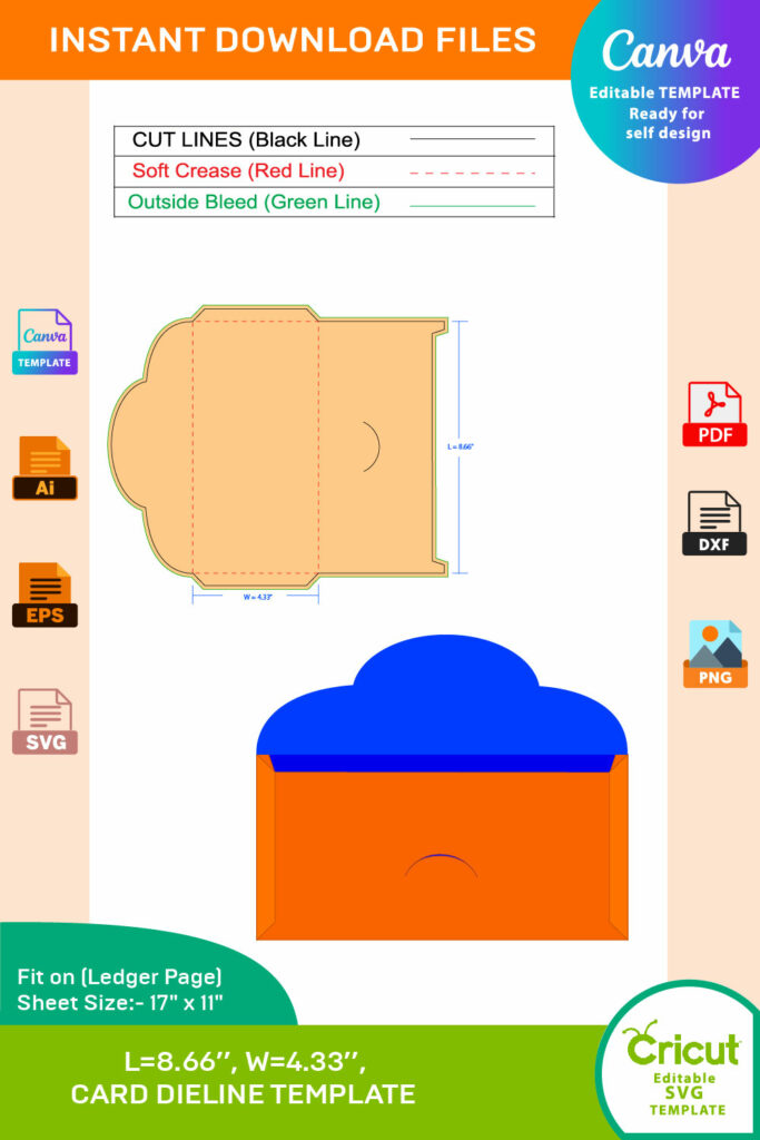 Seed Packet, Dieline Template, SVG, EPS, PDF,DXF, Ai, PNG, JPEG ...