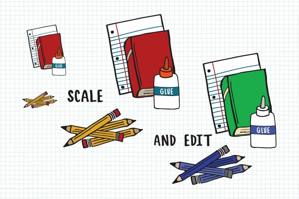Back to School Graphics + Patterns – MasterBundles