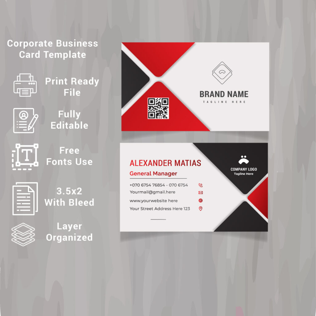 06 Modern & Professional Business card Design.Modern Business Card ...