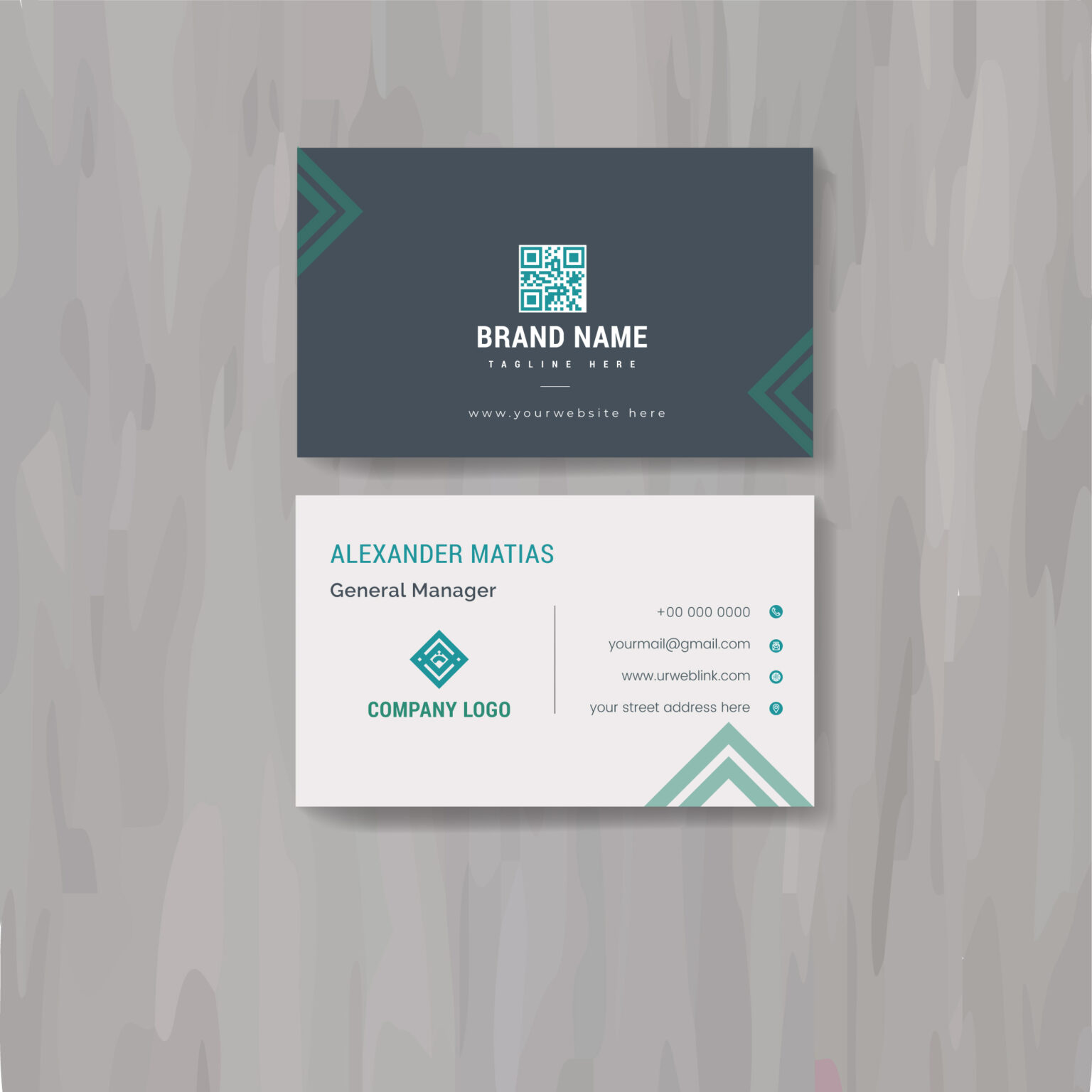 5 corporate business card template layout. Vector illustration ...