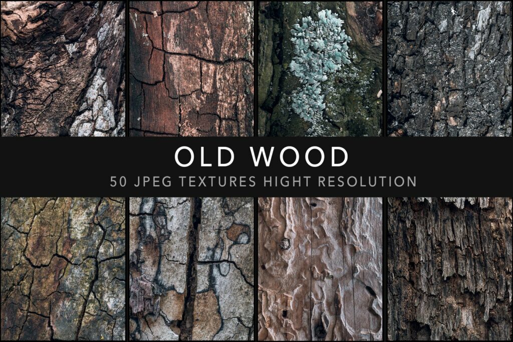 50 Old wood textures – MasterBundles