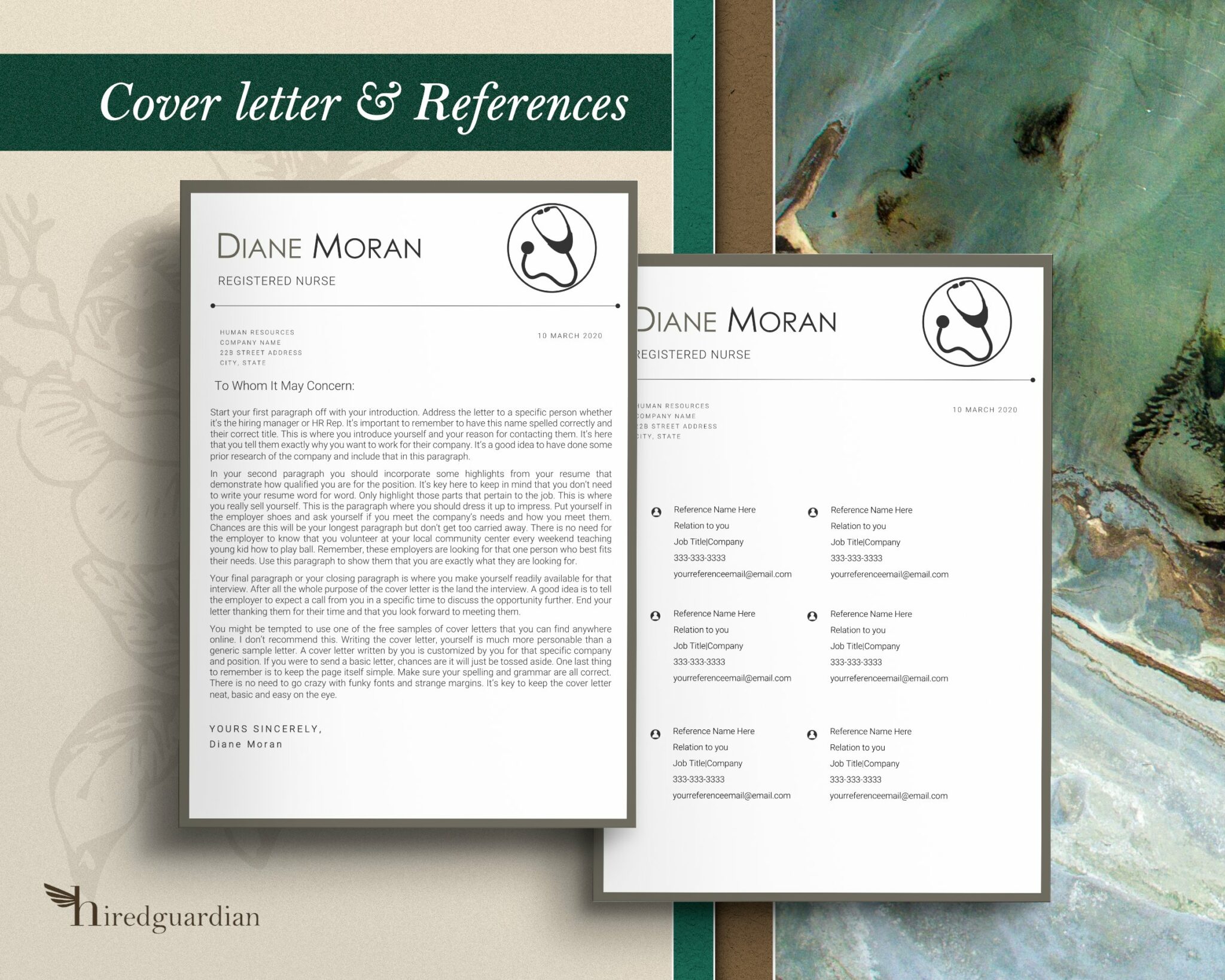 Nurse Resume Template Bundle - Diane – MasterBundles
