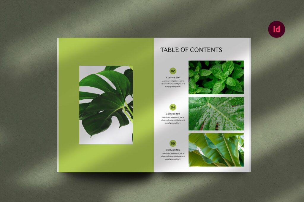 Natural Magazine Template – MasterBundles