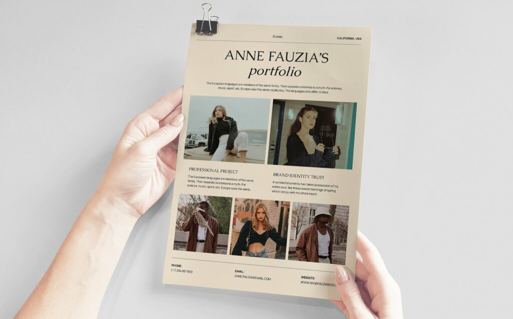 CV Resume Template - Vintage Style – MasterBundles
