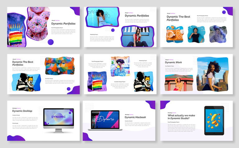Dynamic - Creative Business Presentation PowerPoint Template ...