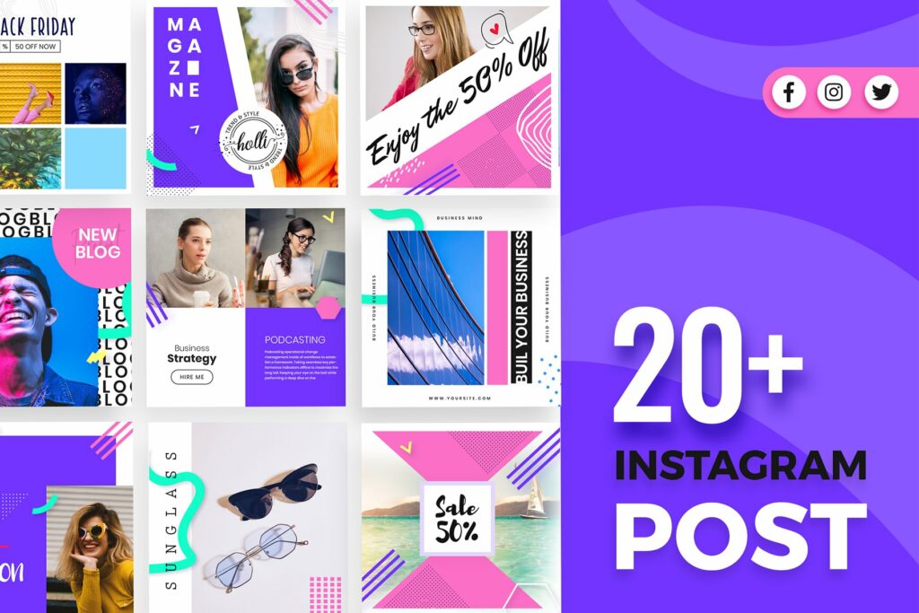 Social Media Template Pack – MasterBundles