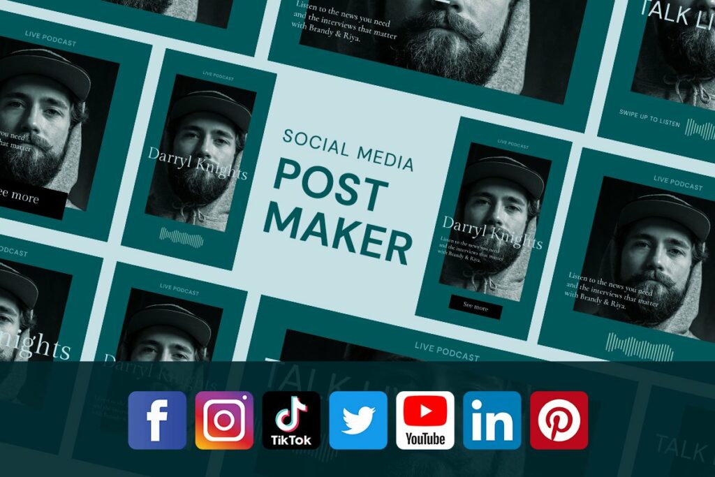Social Media Post Maker – MasterBundles