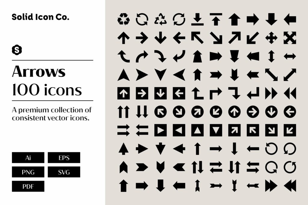 Arrows Icons – MasterBundles
