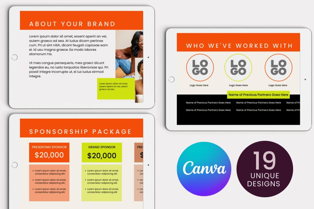 Event Sponsorship Proposal Deck – MasterBundles