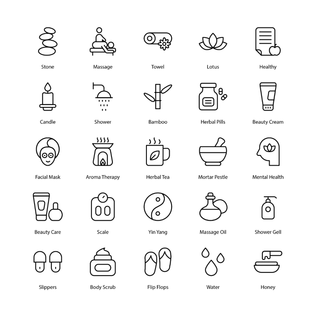 Spa Icon Set - MasterBundles
