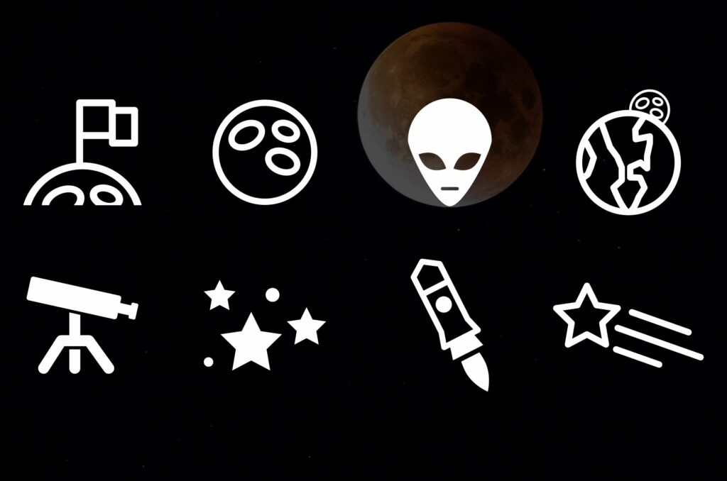 Space Icons - Set of 16 Vectors – MasterBundles