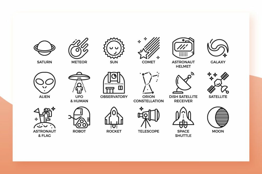 Space Icons – MasterBundles