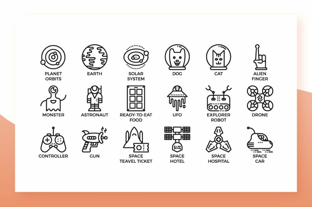 Space Icons – MasterBundles