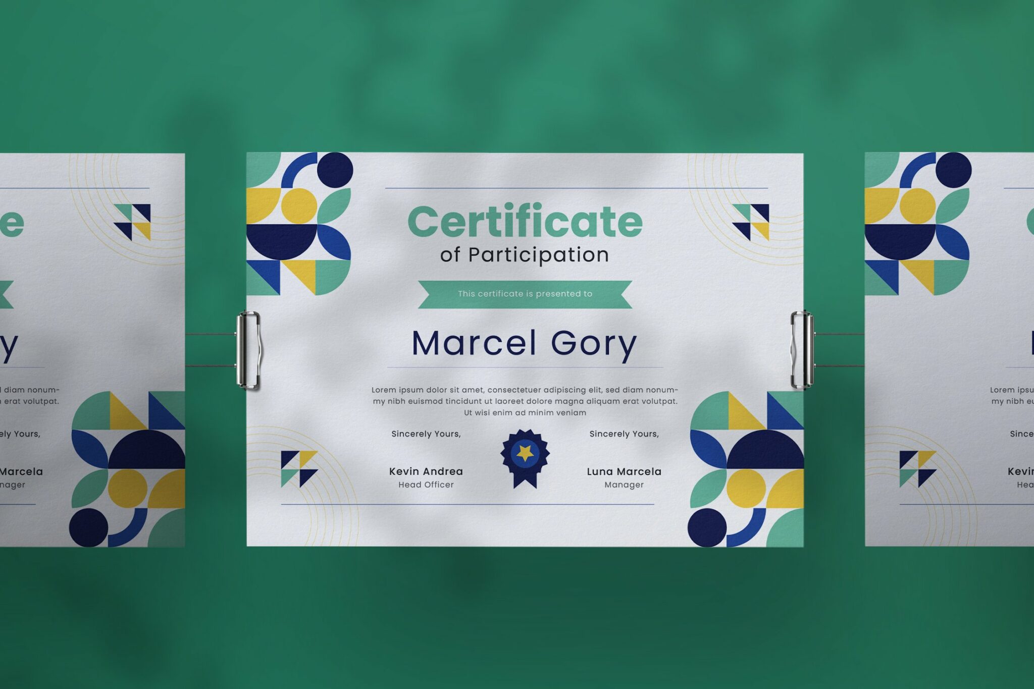 Bauhaus Gemotrics - Certificate – MasterBundles