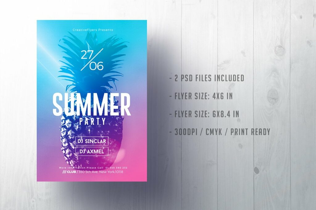 Summer Flyer Templates – MasterBundles