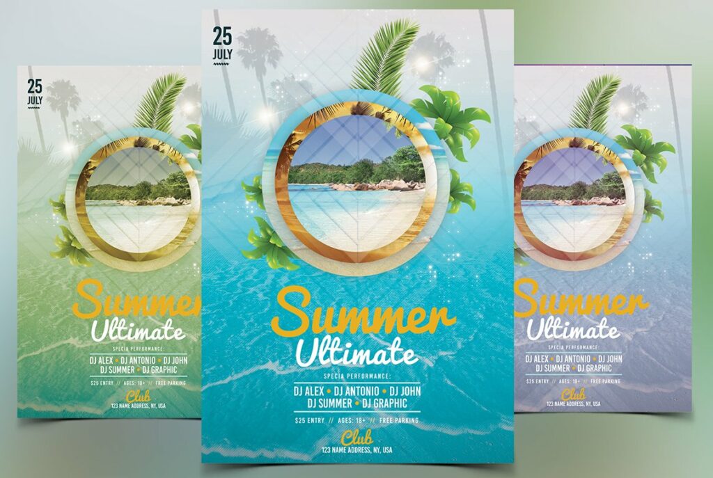 Summer Ultimate - PSD Flyer Template – MasterBundles