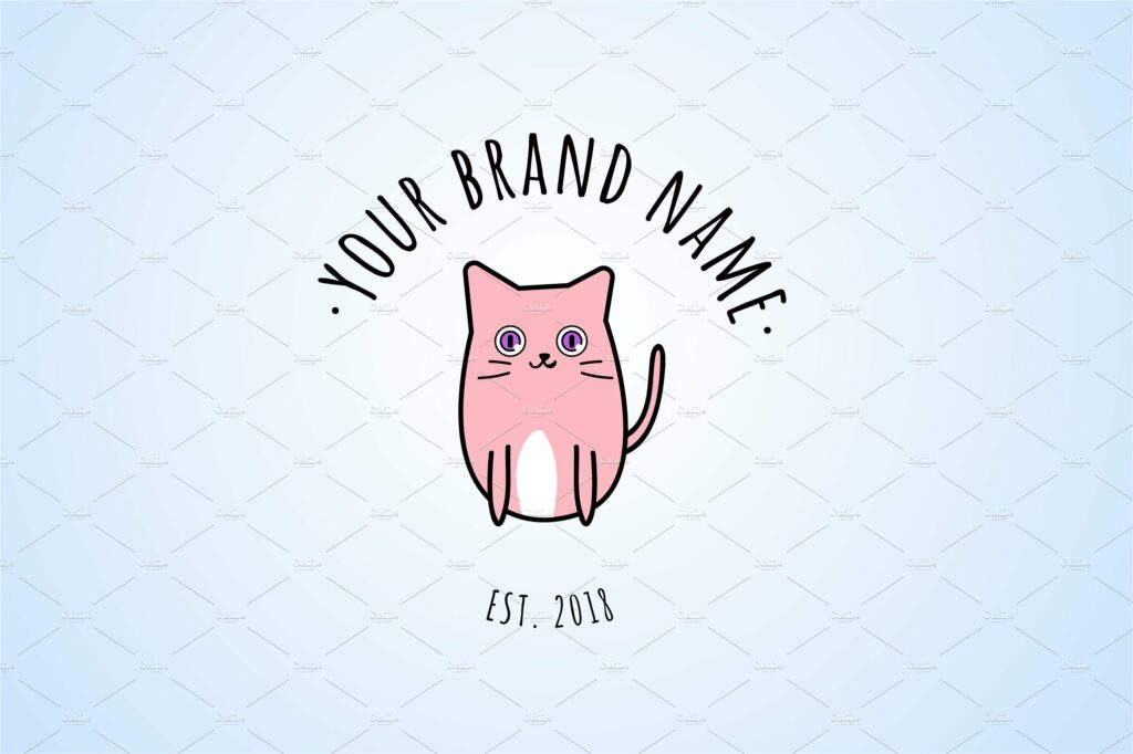 Sweet Cat Logo – MasterBundles