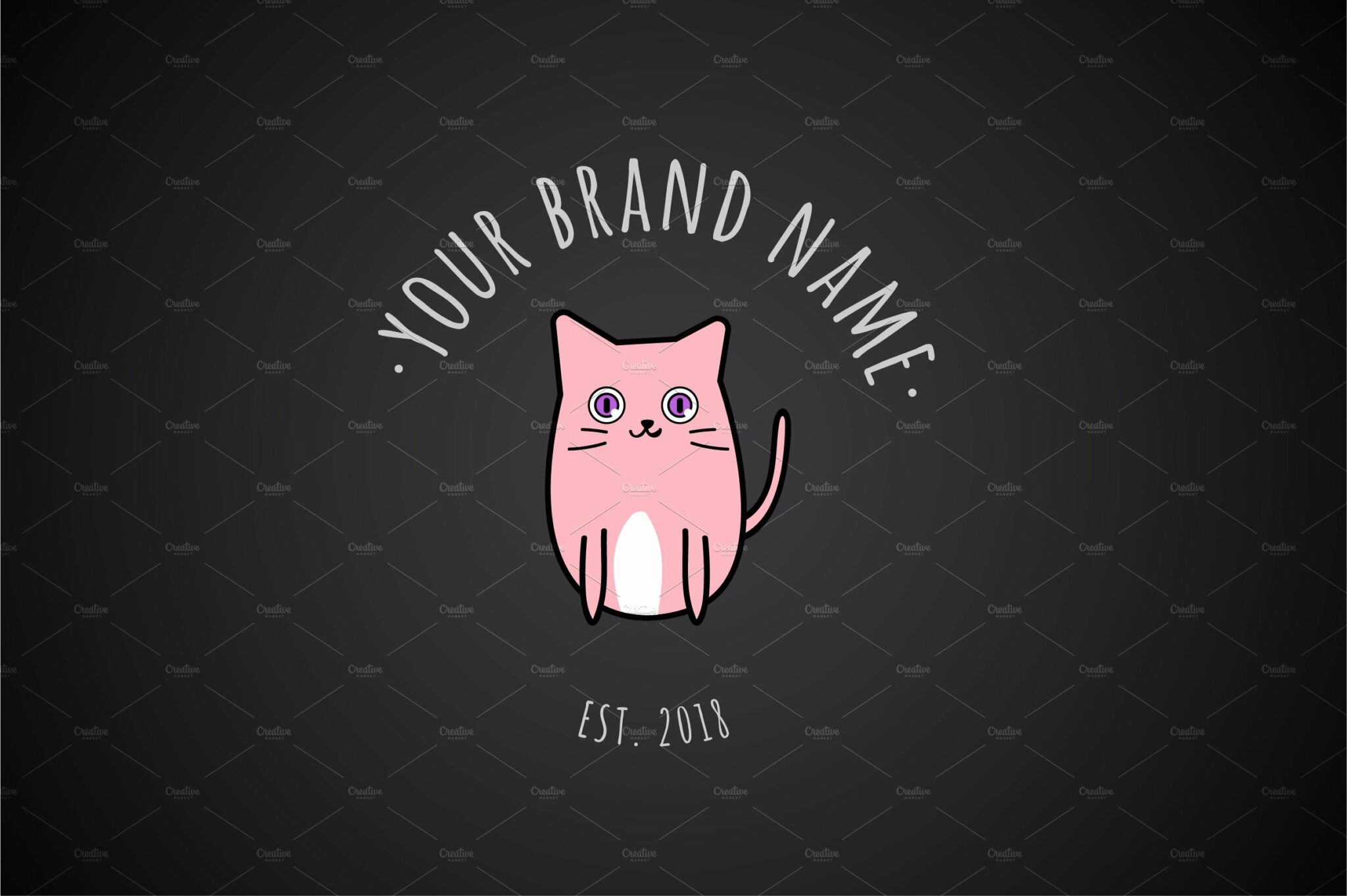 Sweet Cat Logo – MasterBundles