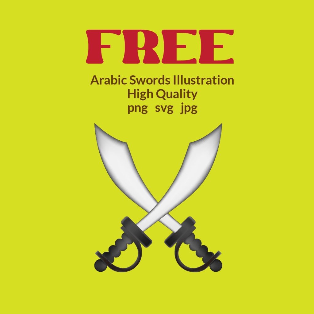 Arabic swords Illustration - MasterBundles