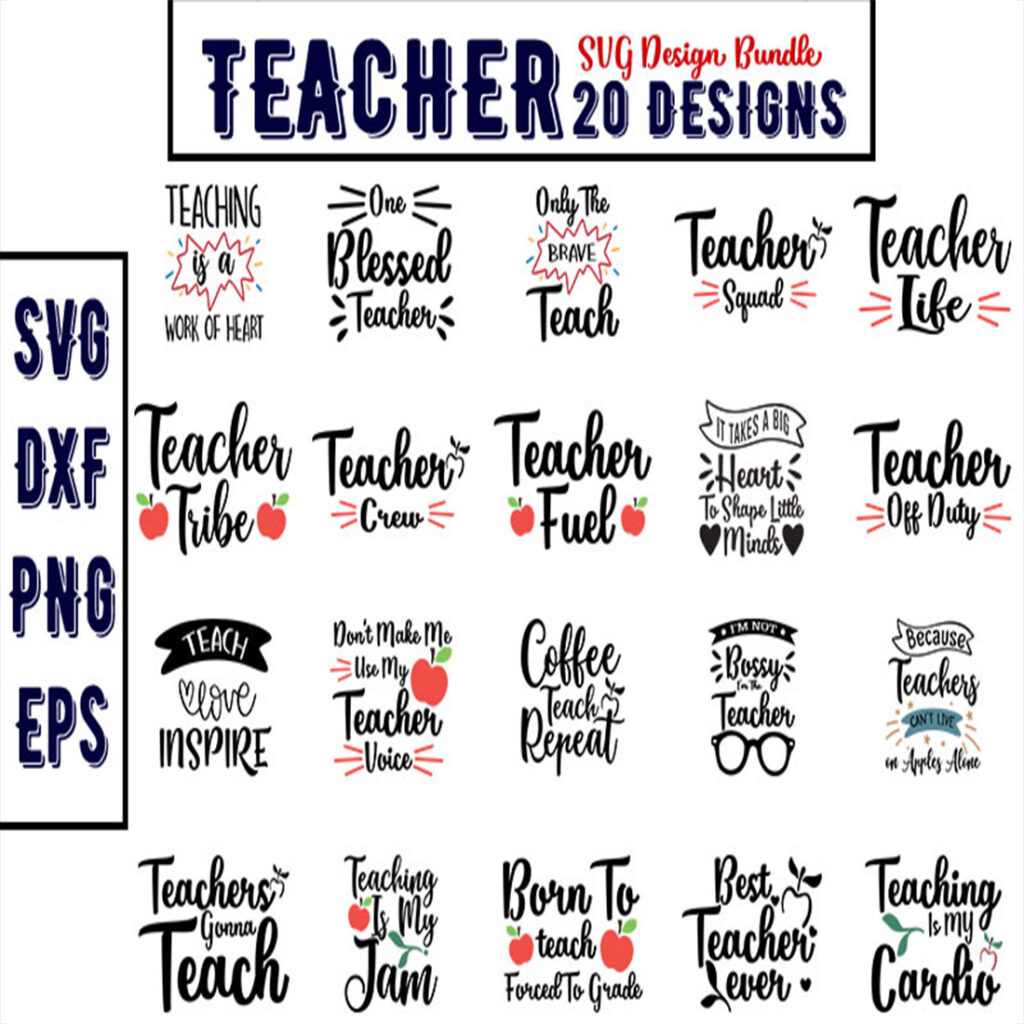 Teacher SVG Bundle - MasterBundles