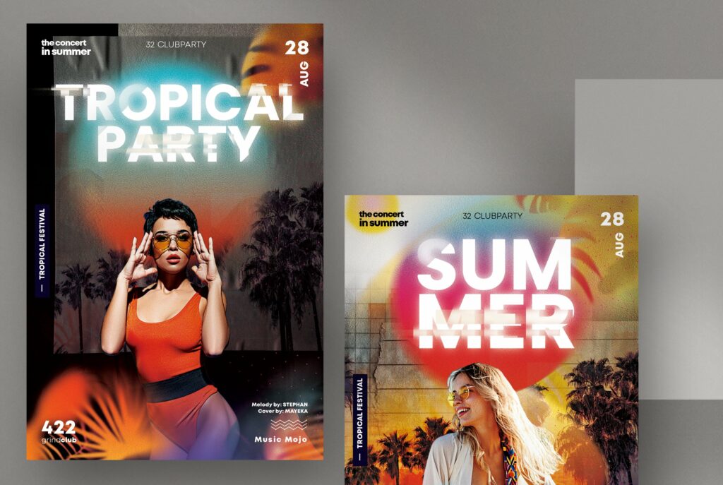 The Summer Festival Flyers – MasterBundles