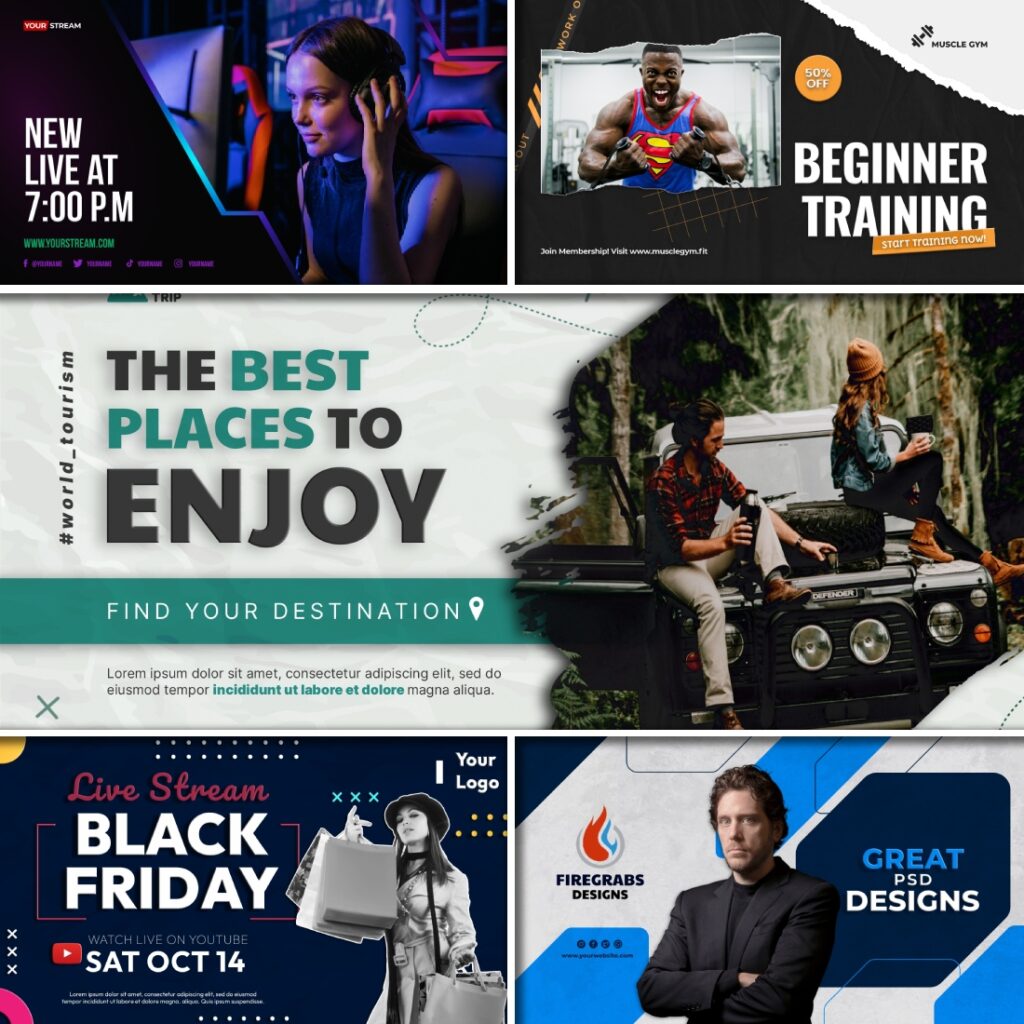 EYE CATCHY YOUTUBE THUMBNAIL DESIGN'S PACK - MasterBundles