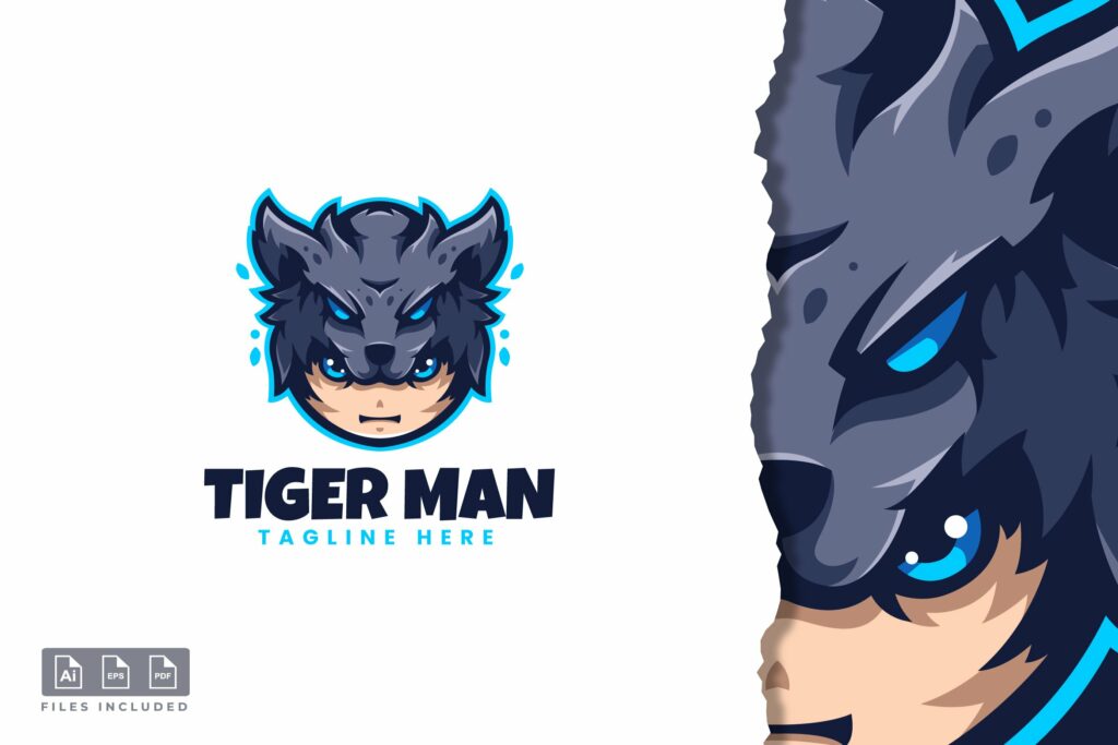 Tiger Man - Mascot & E-sport Logo – MasterBundles