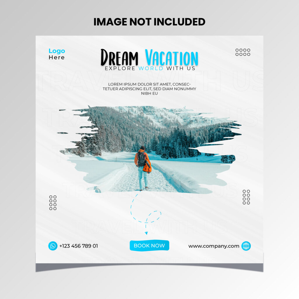 Unique, professional, And Modern Travel Social Media Post Design ...