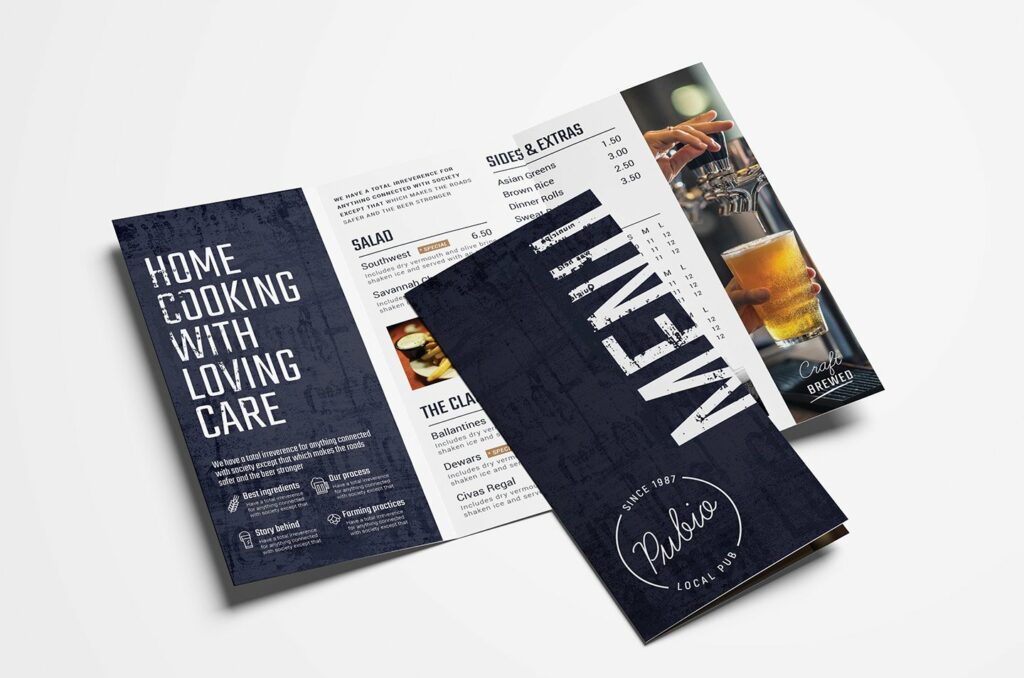 Bar Menu Templates Pack – MasterBundles