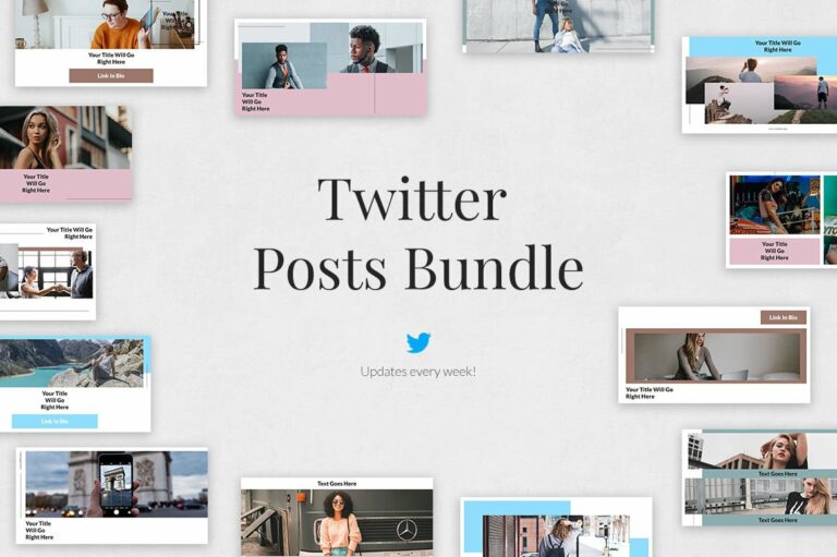 Twitter Posts Bundle – MasterBundles