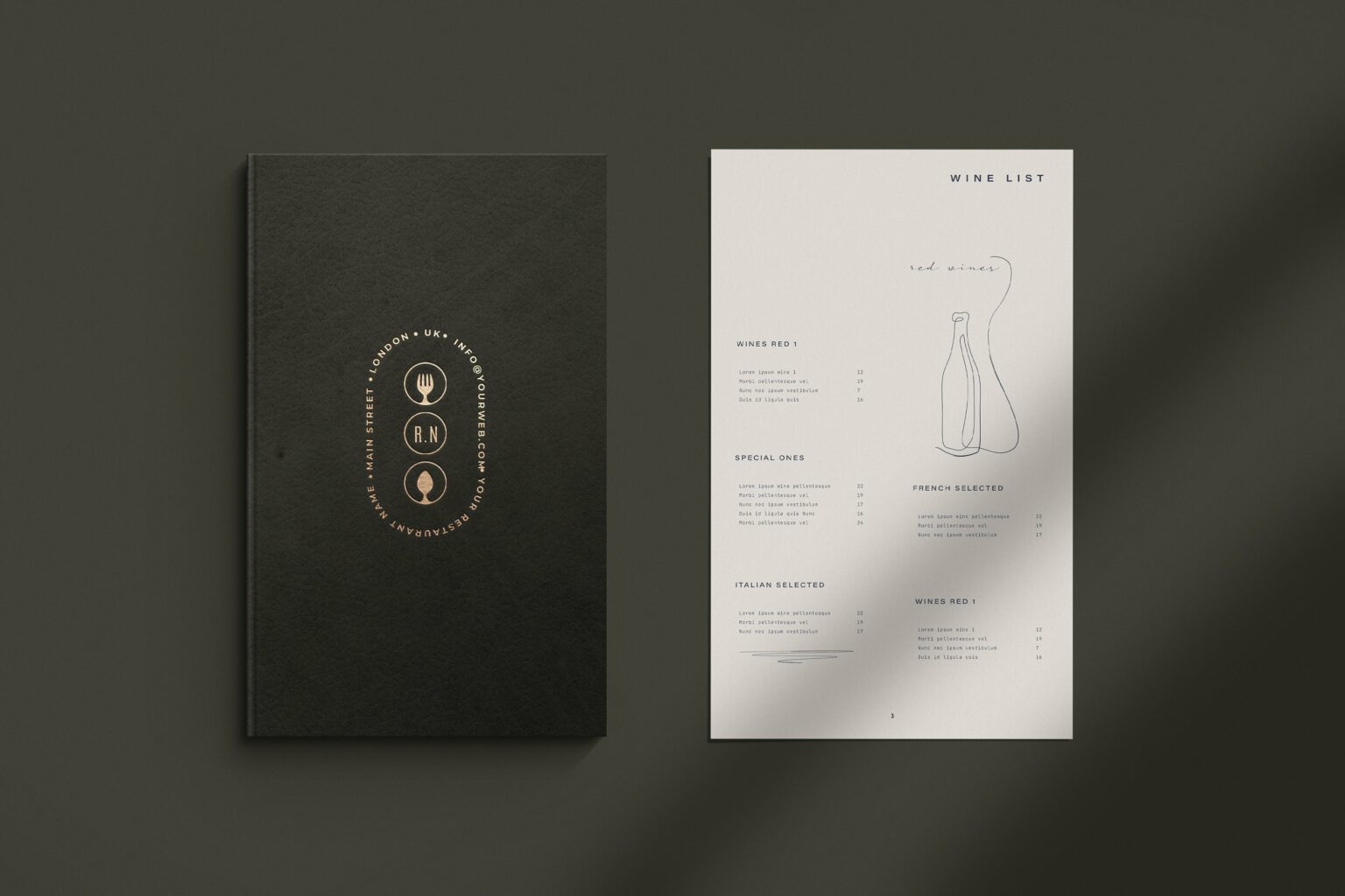 Restaurant Menu Mockup – MasterBundles