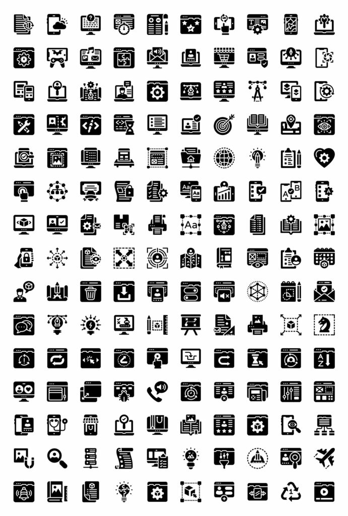 Web Design Linear Icons Pack – MasterBundles Web Design Linear Icons Pack – MasterBundles
