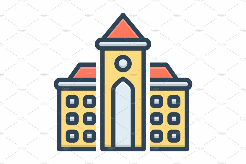 University campus color – MasterBundles