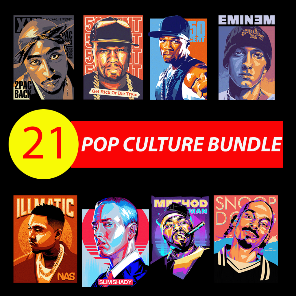 21 POP CULTURE BUNDLE at 7$ - MasterBundles
