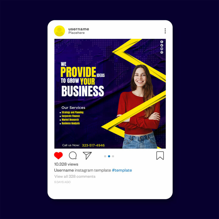 Social media banner post design template - MasterBundles